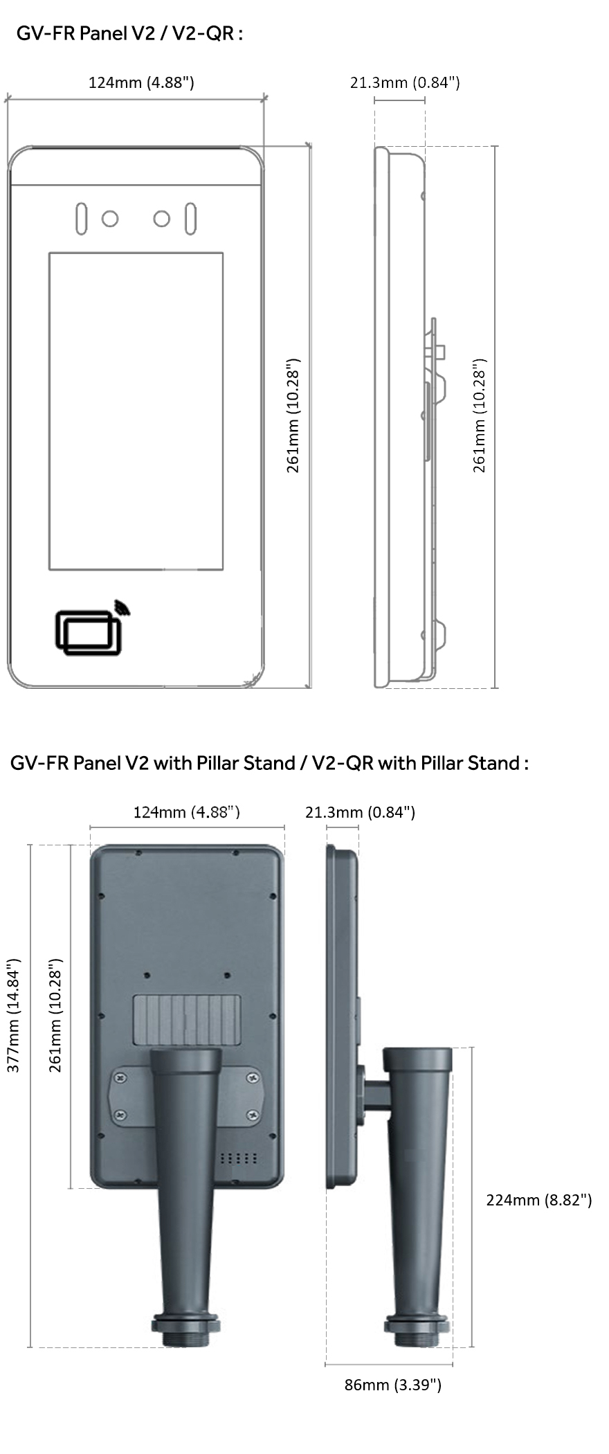 GV-FR Panel V2 - Reader - Access Control - Products - GeoVision